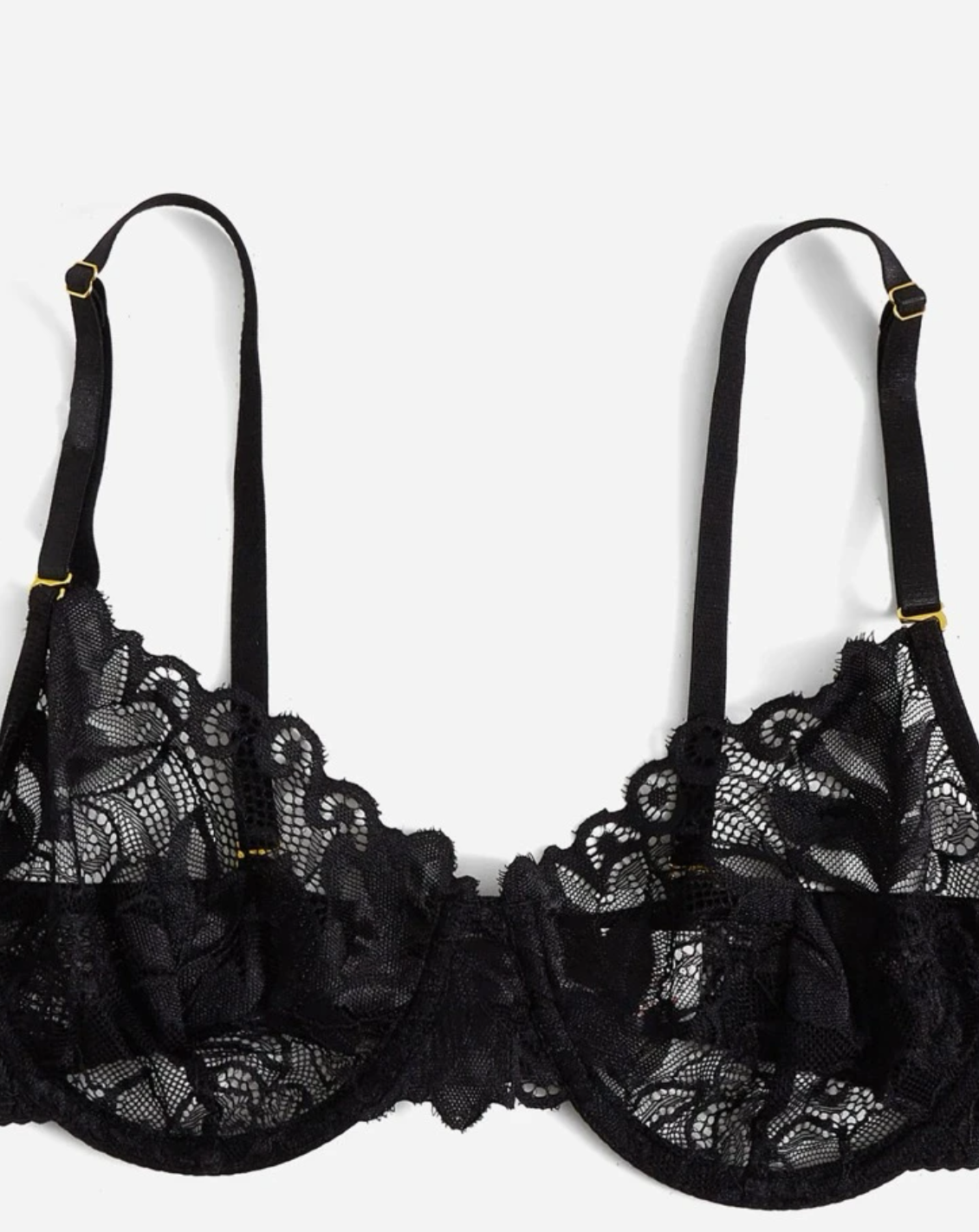 Black Lace Lingerie Set Underwire – Self Care Shop