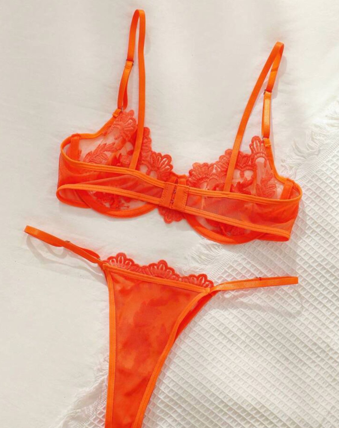 Orange lingerie store